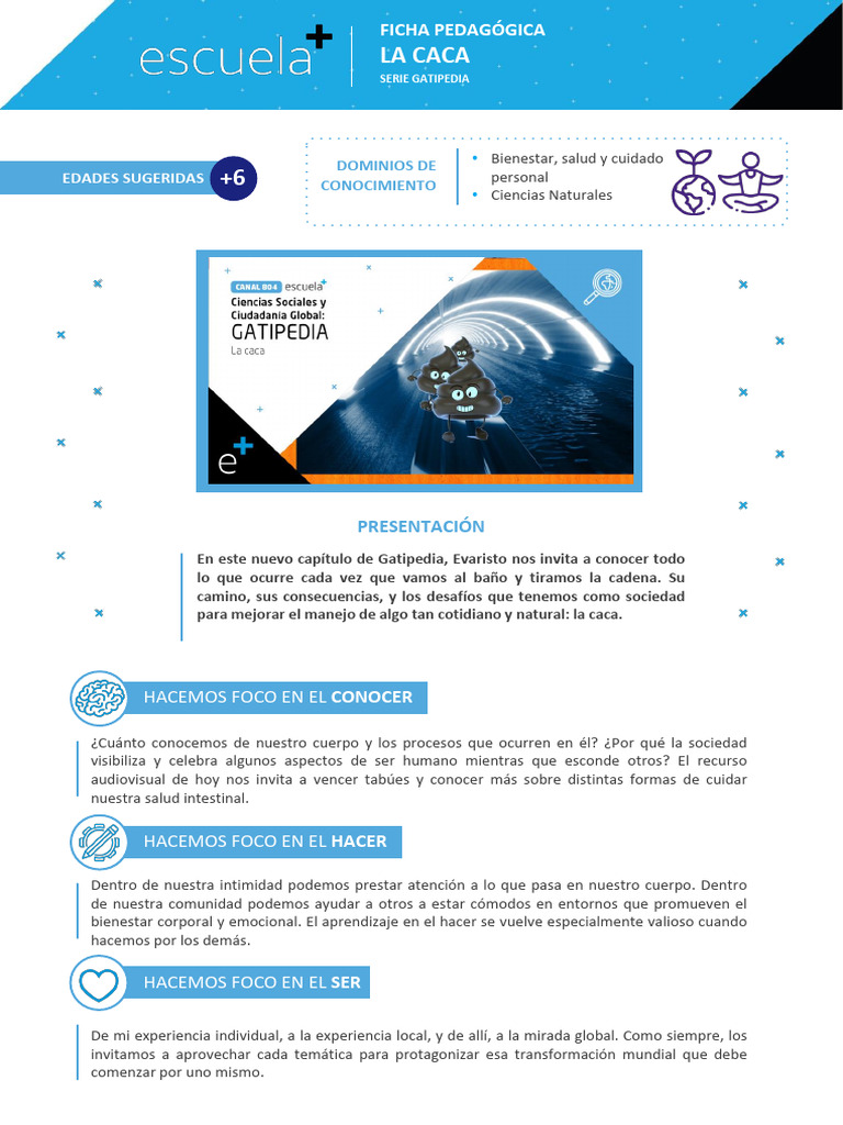 FP GATIPEDIA Ep6 La Caca | PDF | Heces | Agua
