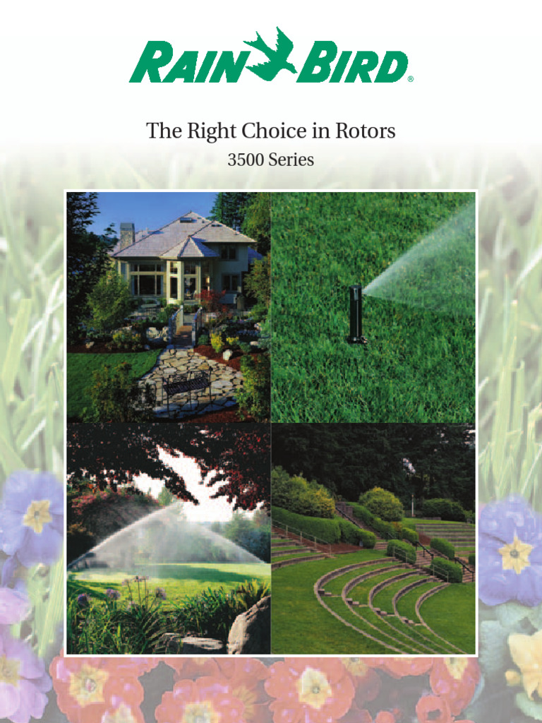 Rainbird 3500 Series Brochure | PDF | Rain
