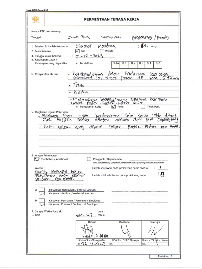PTK Operator Molding Non Valve | PDF