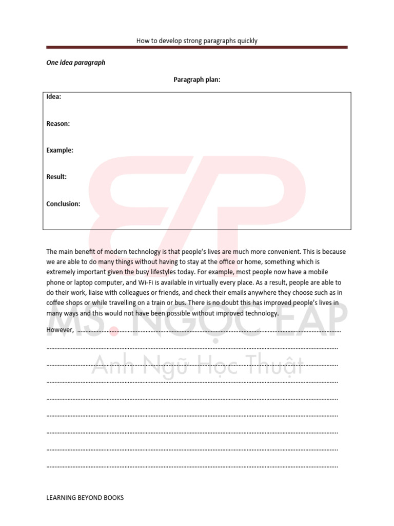 2 Writing A Paragraph | PDF | Information And Communications Technology | Computing