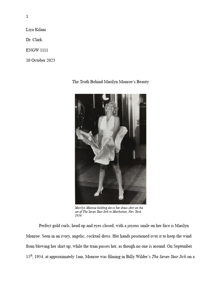 lkilani - profile final | PDF | Marilyn Monroe