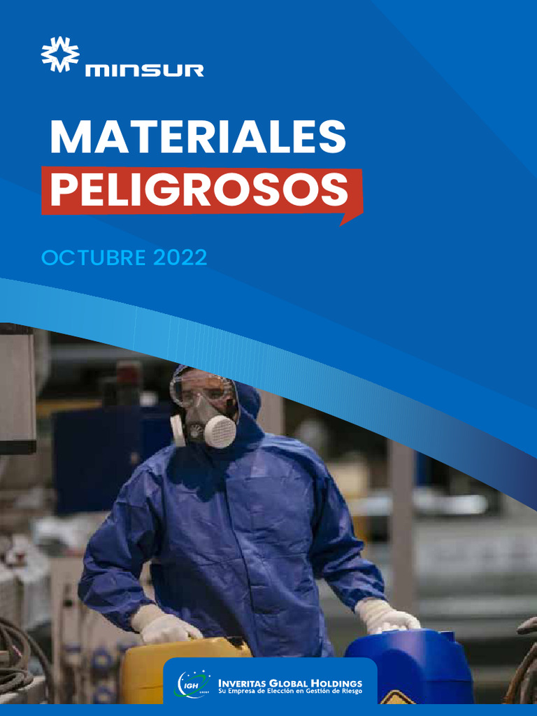 DIPTICO MATERIALES PELIGROSOS | PDF | Mercancías peligrosas | Sustancias químicas