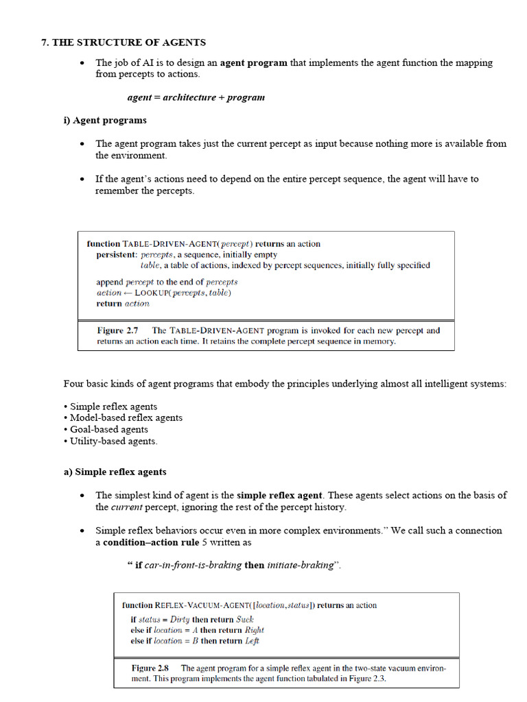 Structure of Agent | Download Free PDF | Psychology | Systems Science