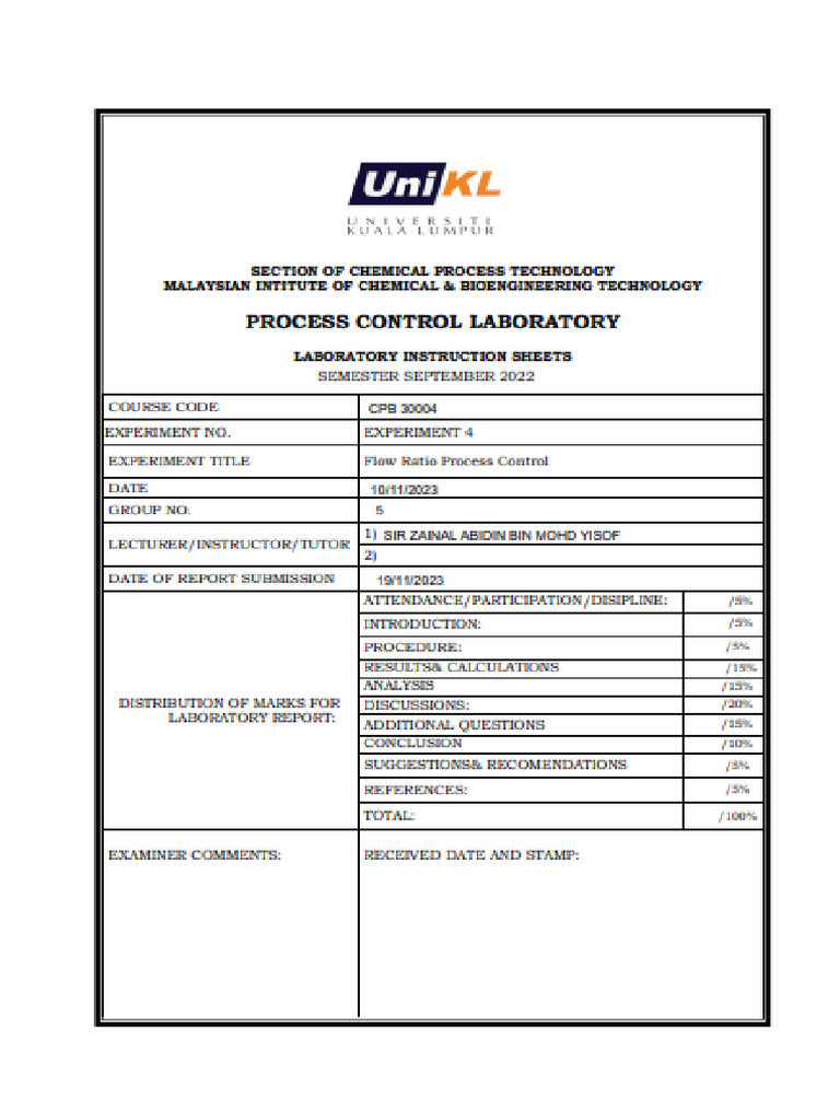 Lab Report Liquid Flow | PDF | Flow Measurement | Fluid Dynamics