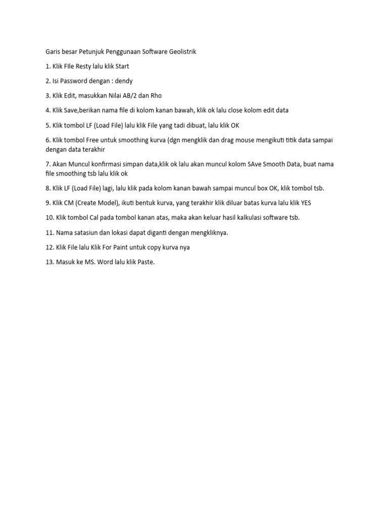 Petunjuk Resty | PDF