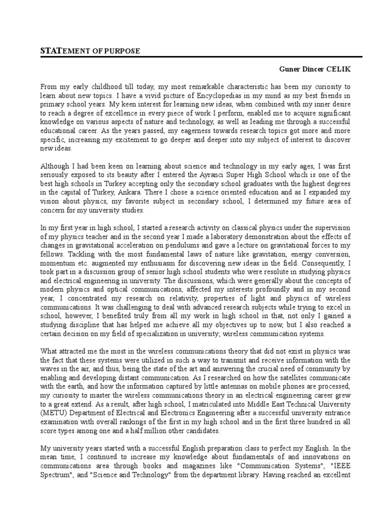 STATEMENT_OF_PURPOSE_MIT | Telecommunication | Electrical Engineering