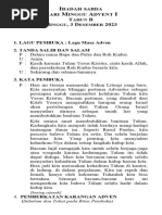 Tata Perayaan Ibadat Sabda | PDF | Agama & Spiritualitas