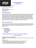 Scsa Judging Standards | PDF | Phonics | English Language