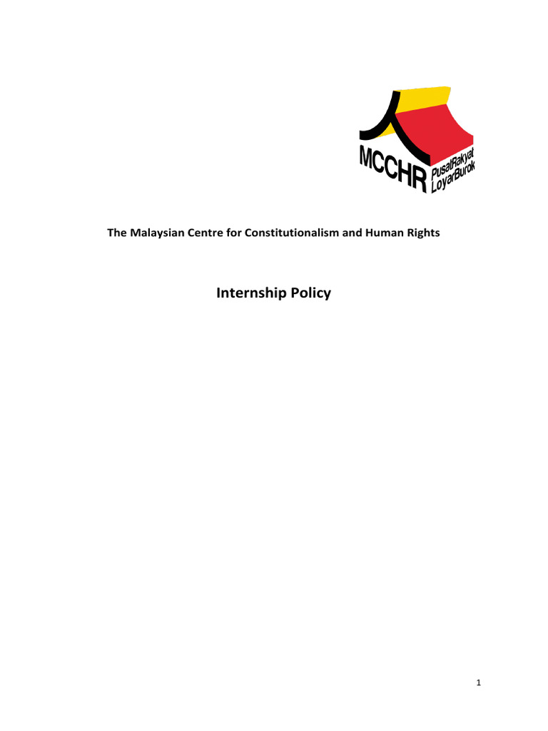 Internship Policy | PDF | Harassment | Sexual Harassment