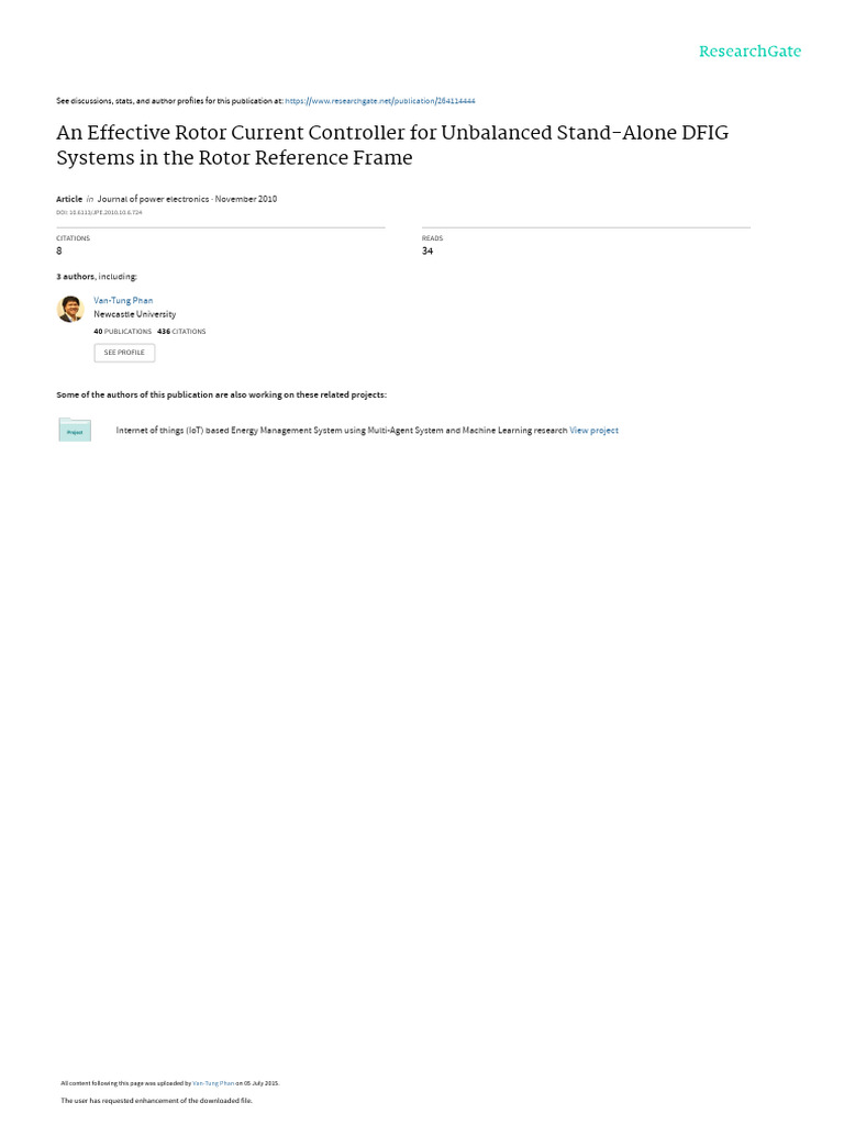 2010 An - Effective - Rotor - Current - Controller - For - Unbalanced Stand-Alone DFIG Systems ...