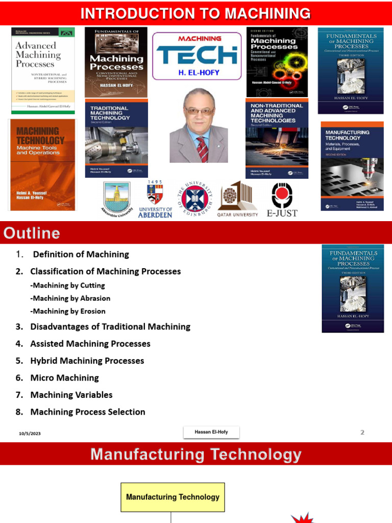 1.introduction To Machining | PDF | Machining | Grinding (Abrasive Cutting)