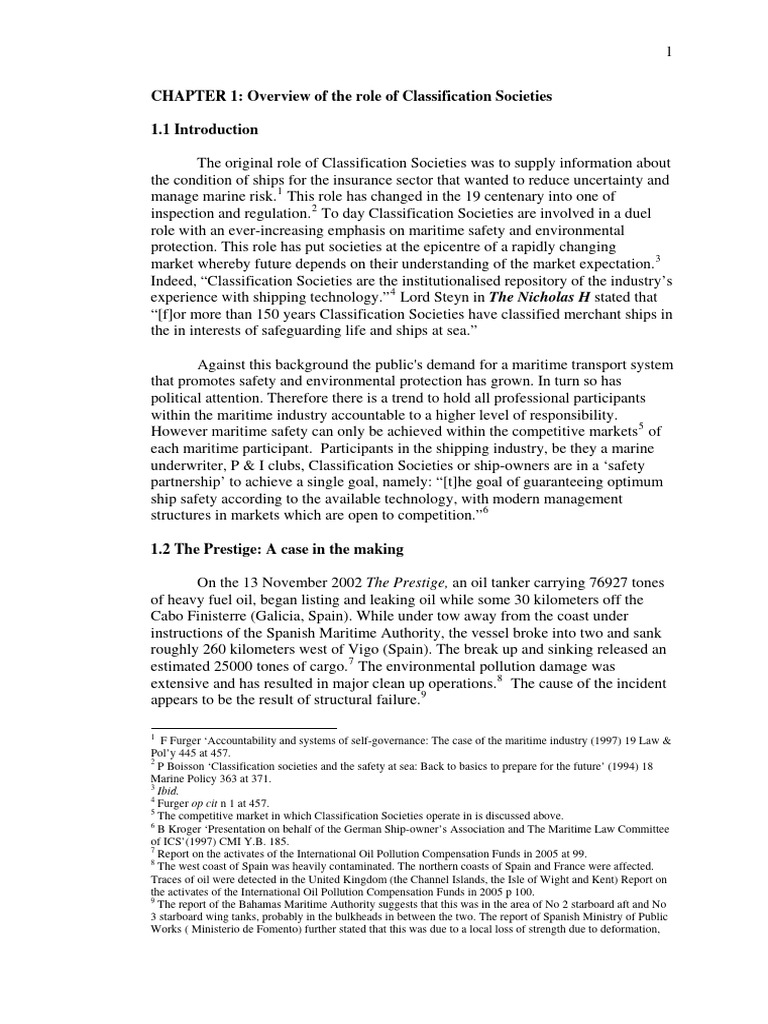 Lamb Liability of Classification Societies UCT LLM May 2008 | PDF | Tort | Negligence