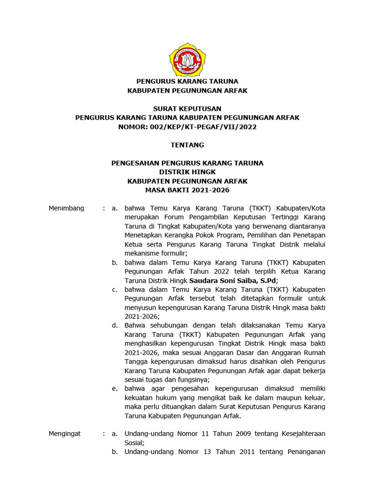 02 SK KT Distrik Hingk | PDF