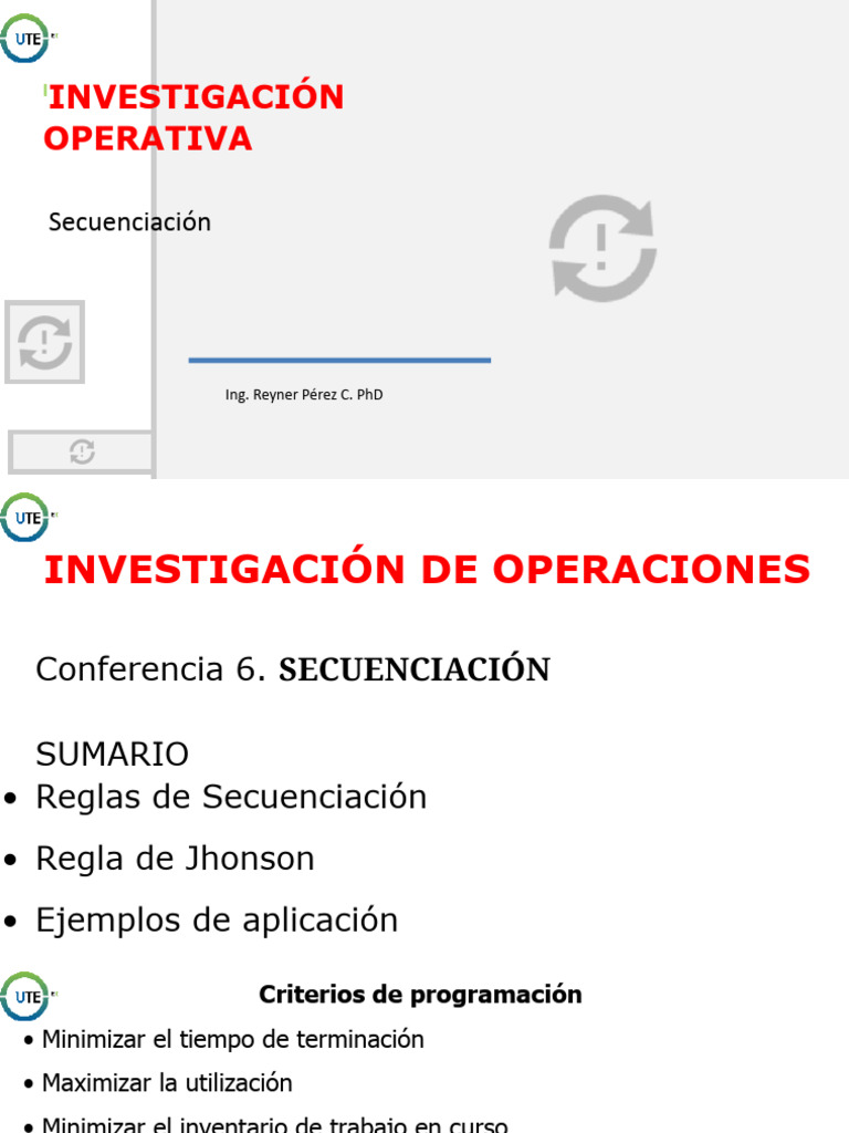 C6 Secuenciación | PDF