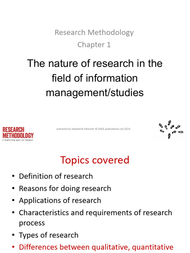 Chapter 1 2022 (The Nature of Research) | PDF | Methodology ...