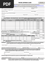 Outstation Travel Permission Form | PDF