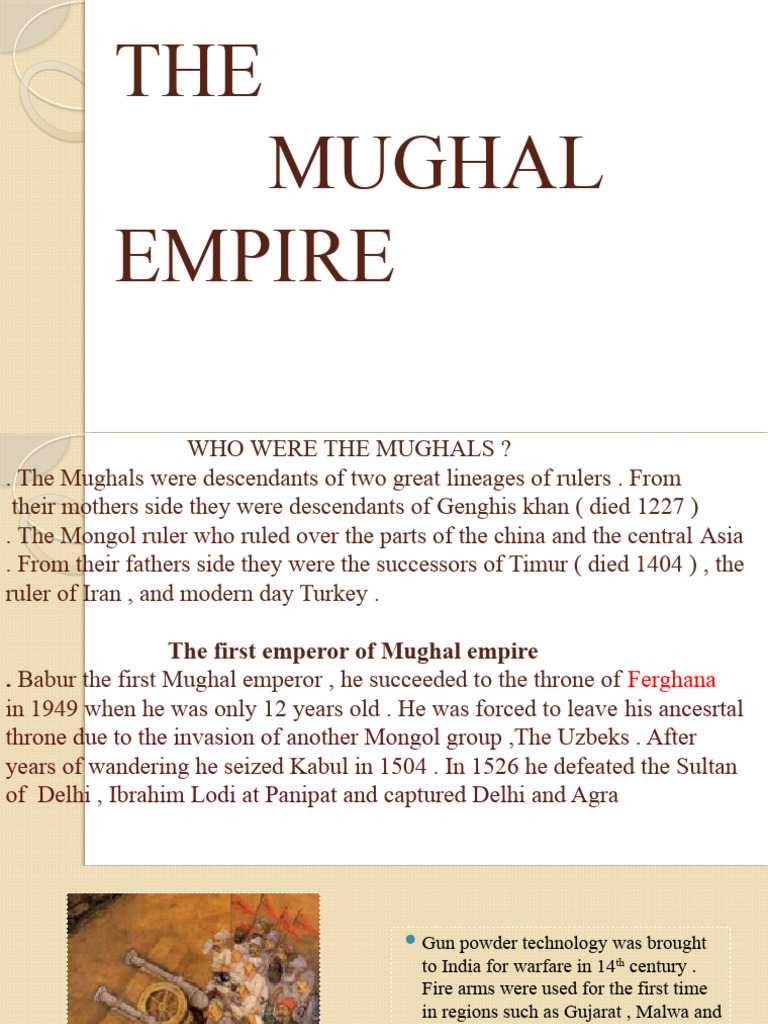 Mughal Empire | PDF | Mughal Empire | South Asia