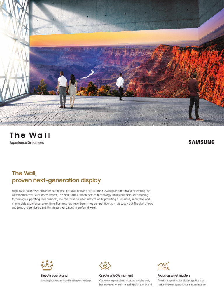 The Wall For Business Brochureя | PDF | Rgb Color Model | Brand