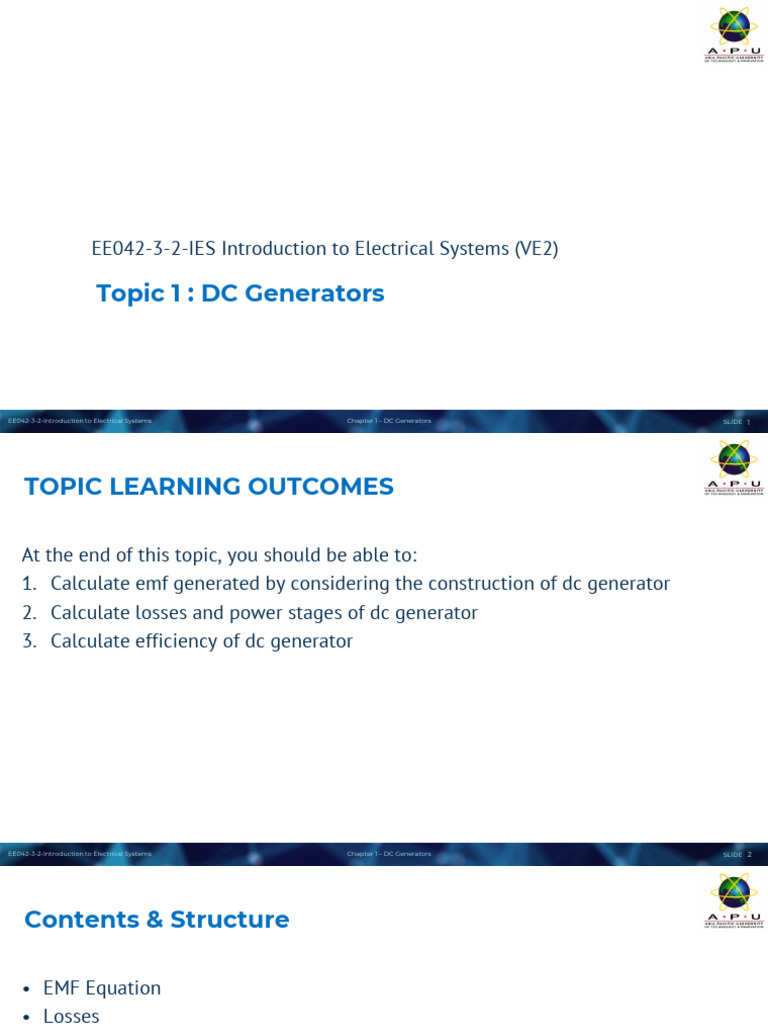 Chapter 1.2-EE042-3-2-IES-DC Generator | Download Free PDF | Electromagnetic Induction ...