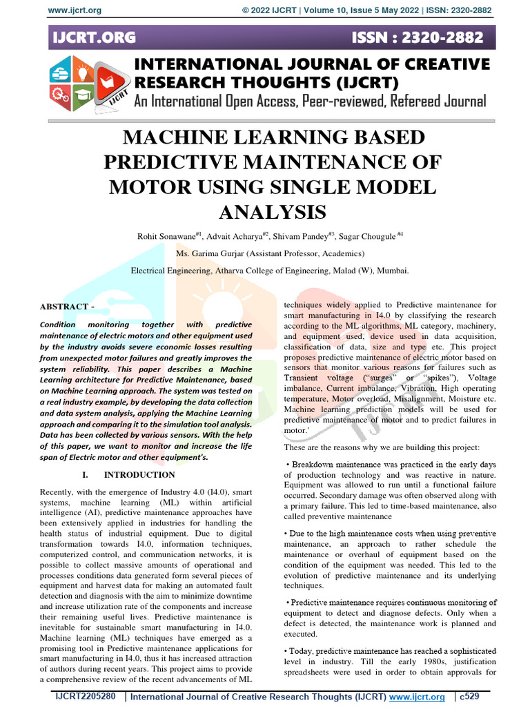 IJCRT2205280 | PDF | Machine Learning | Computing