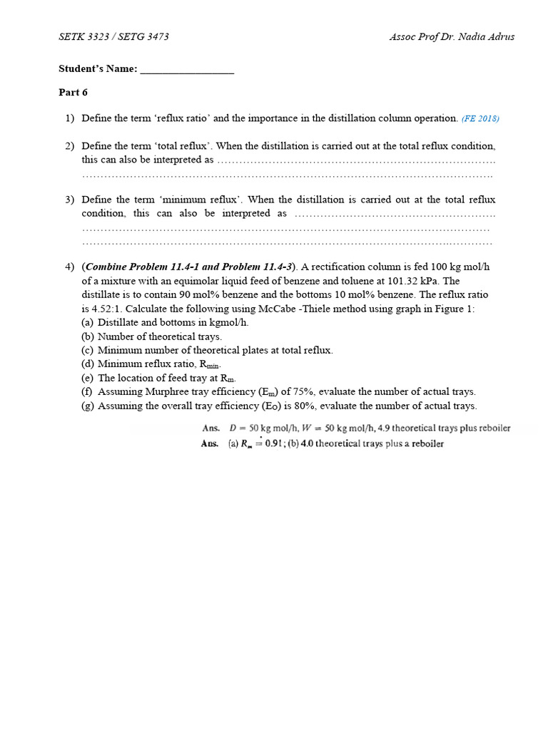 Distilation Activity Part 6 | PDF | Science & Mathematics | Technology & Engineering