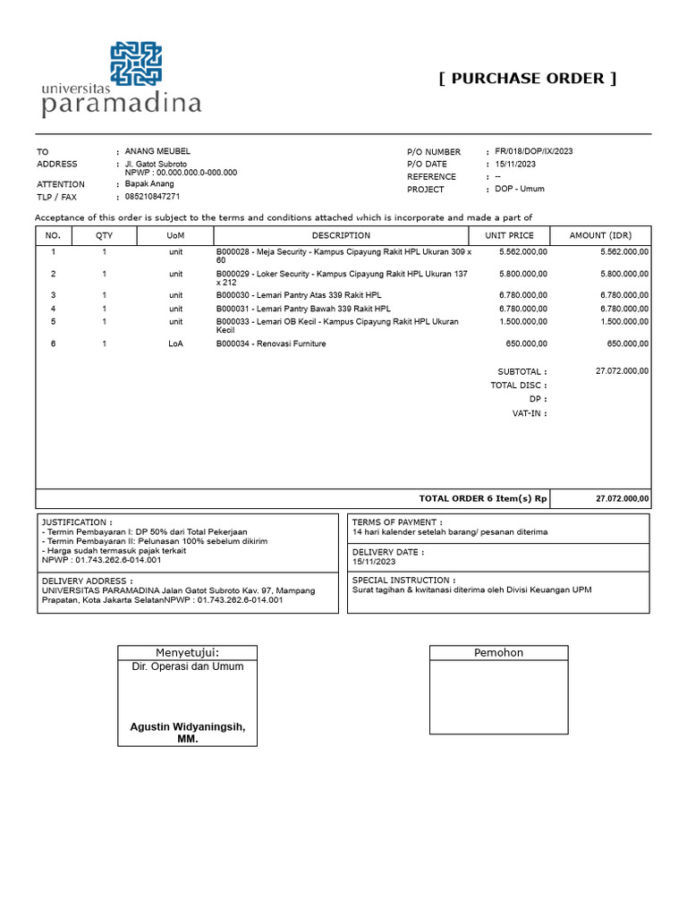 SPK - Pak Anang | PDF
