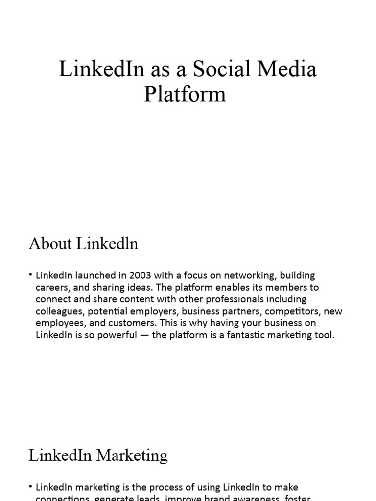 LinkedIn Strategy | PDF | Linked In | Marketing