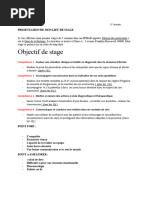 Objectifs de stage infirmier en SSR | PDF | Allaitement | Maladies et ...
