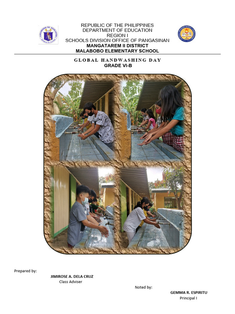 Handwashing Grade 6 B | PDF