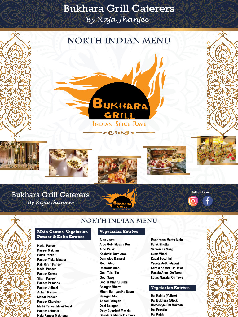 BGC North Indian Menu | PDF