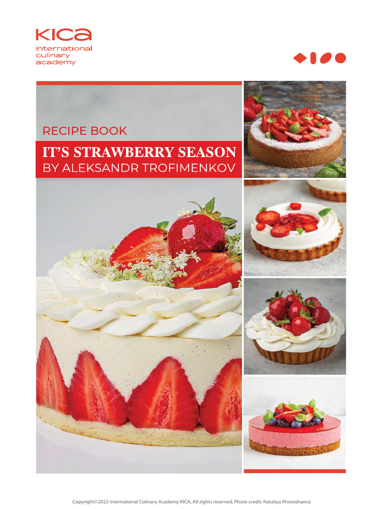 Strawberry Season Recipe Book | PDF | Cakes | Cooking