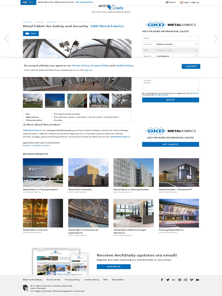 Metal Fabric For Safety and Security From GKD Metal Fabrics | PDF ...