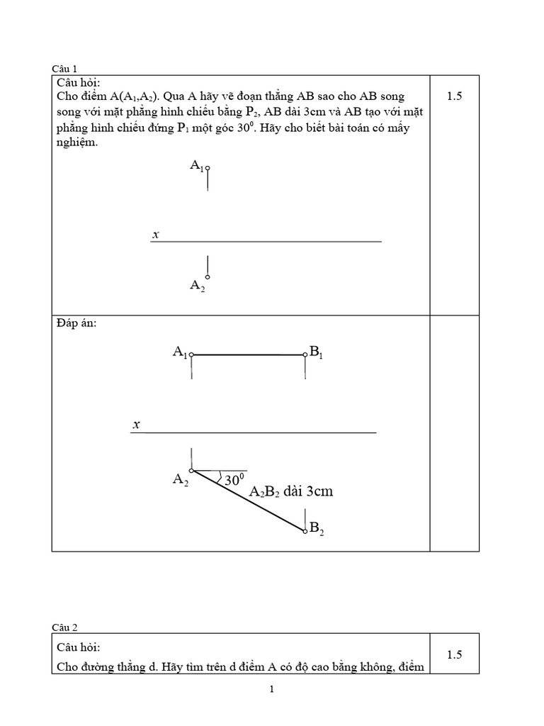 Cau 1 (1.5đ) | PDF