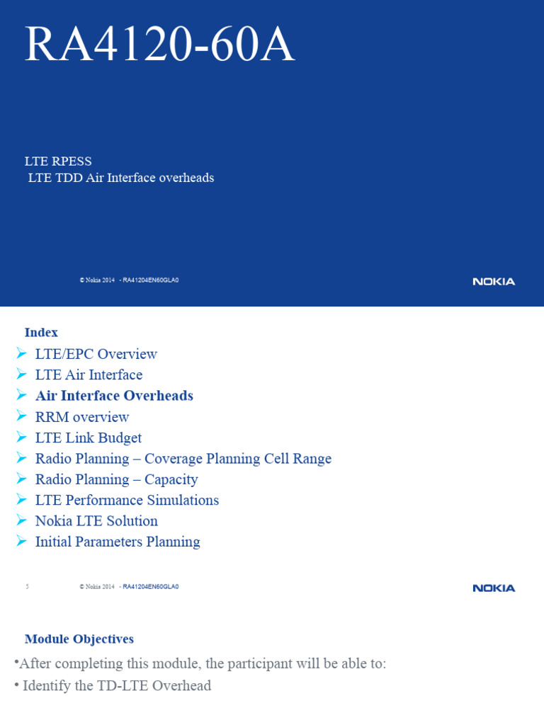 04 02 RA41204EN60GLA0 Air Interface Overhead | PDF | Lte ...