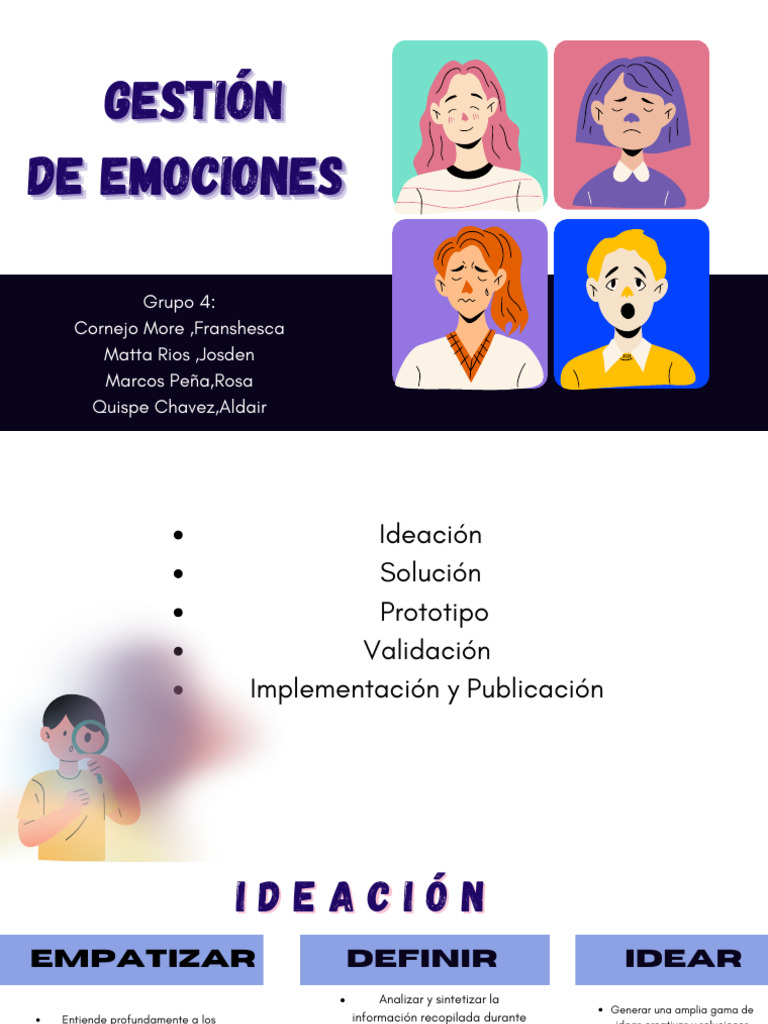 Gestión de Emociones -Grupo 4 Diapositivas (1) | PDF | Las emociones | Ira
