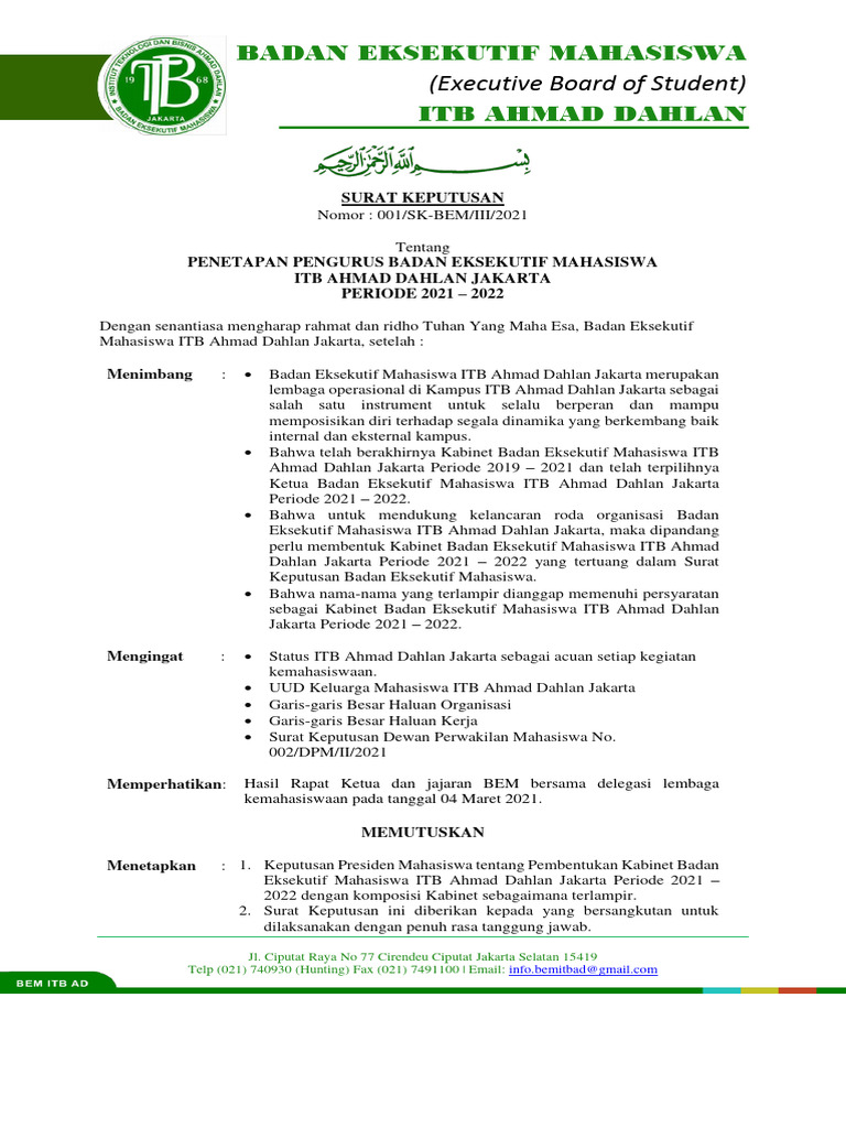 SK BEM Perr 2021 2022 | PDF