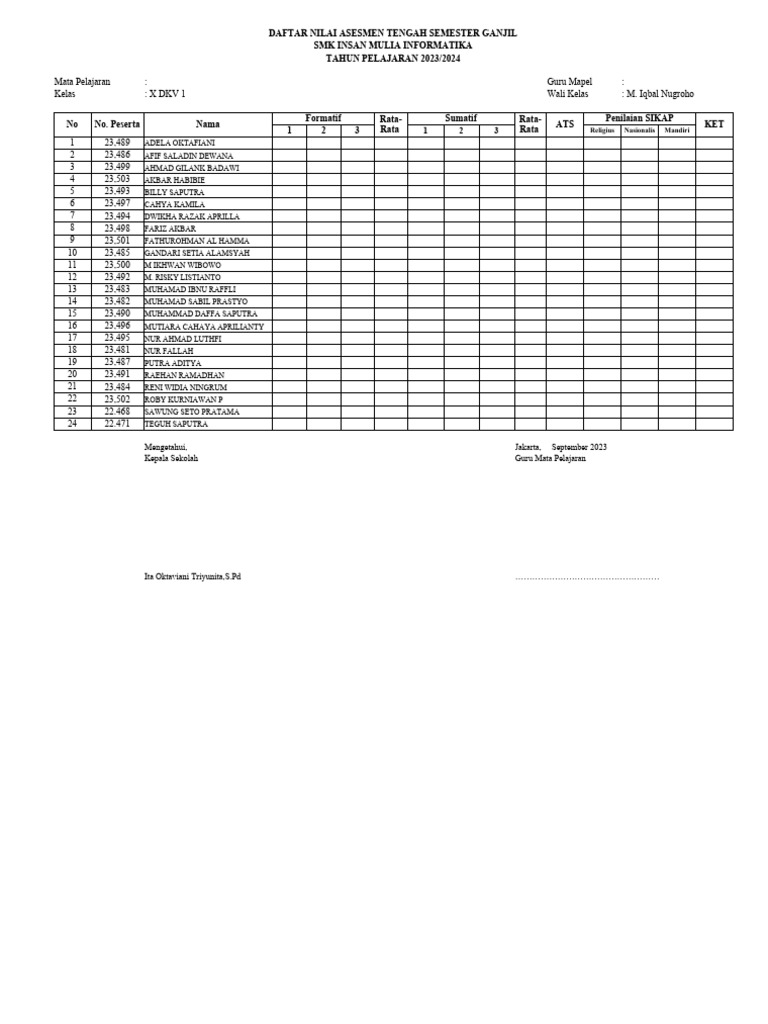 ATS 2023 2024 | PDF