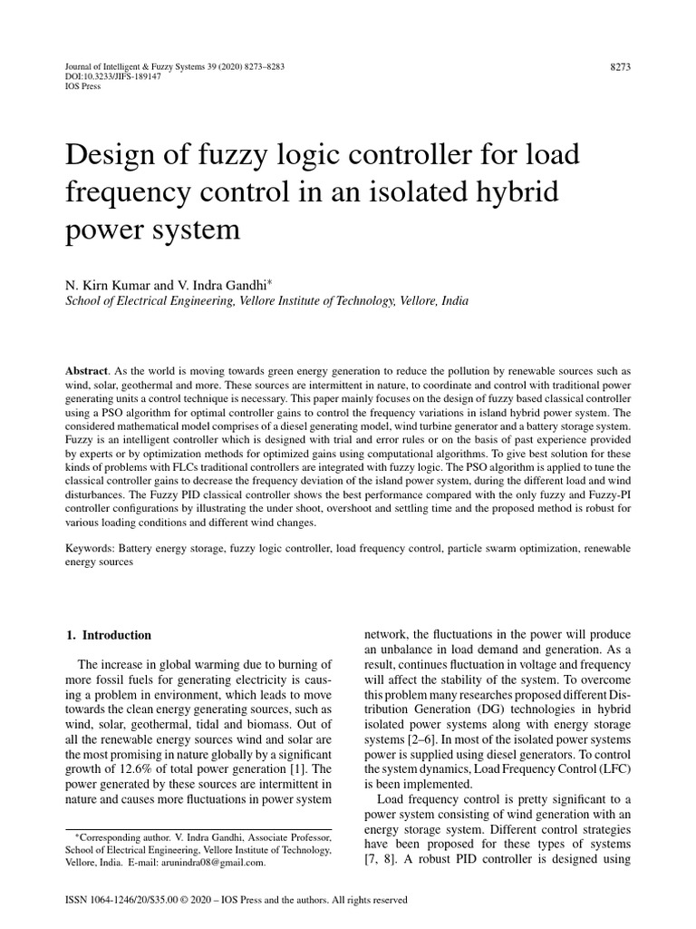 Design of Fuzzy Logic Controller | PDF | Control Theory | Fuzzy Logic