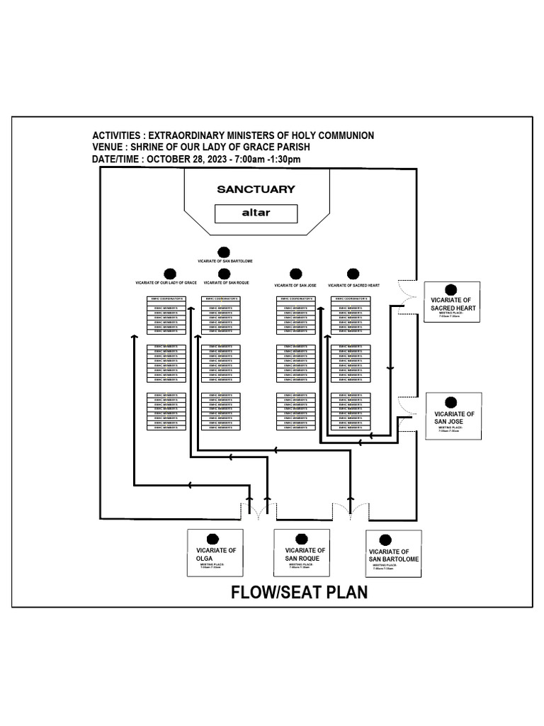 Emhc Seating Plan New | PDF