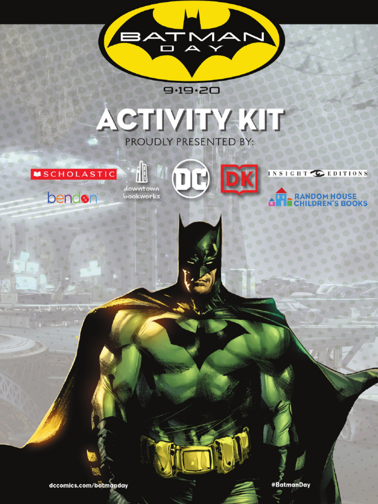 BatmanDayActivityKit FullColor | PDF