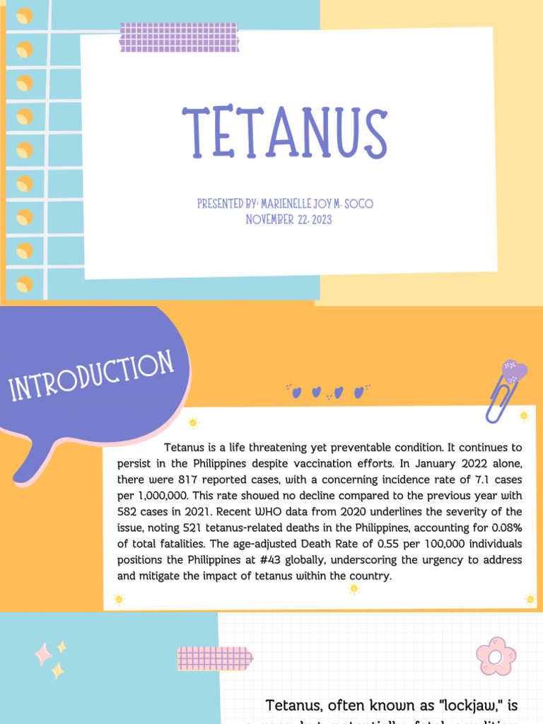Tetanus | PDF
