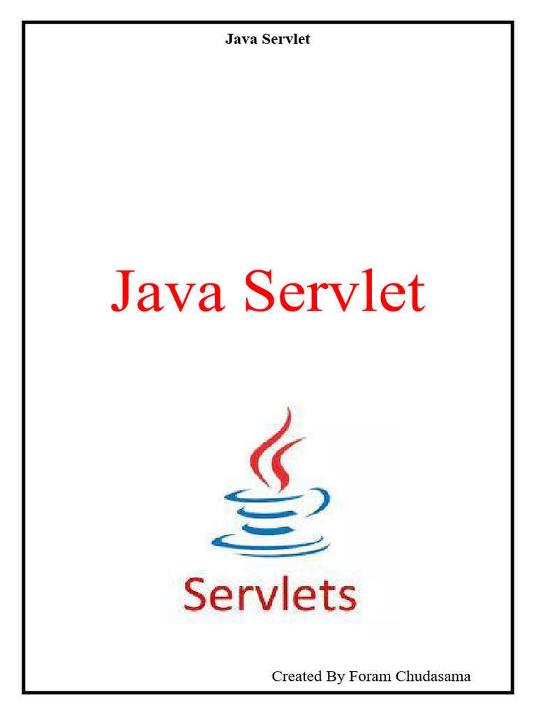 My Note About Java Servlet 1687330648 | PDF | Networking | Internet & Web My Note About Java Servlet 1687330648 | PDF | Networking | Internet & Web