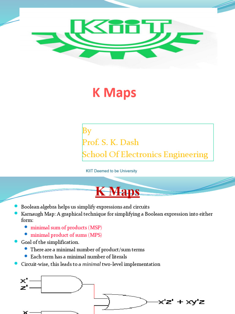 Kmap | PDF | Theory Of Computation | Digital Electronics