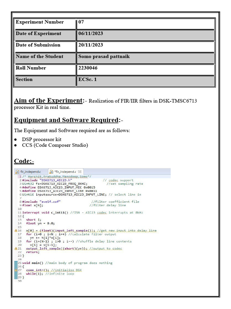 SP Lab7 Modified | PDF
