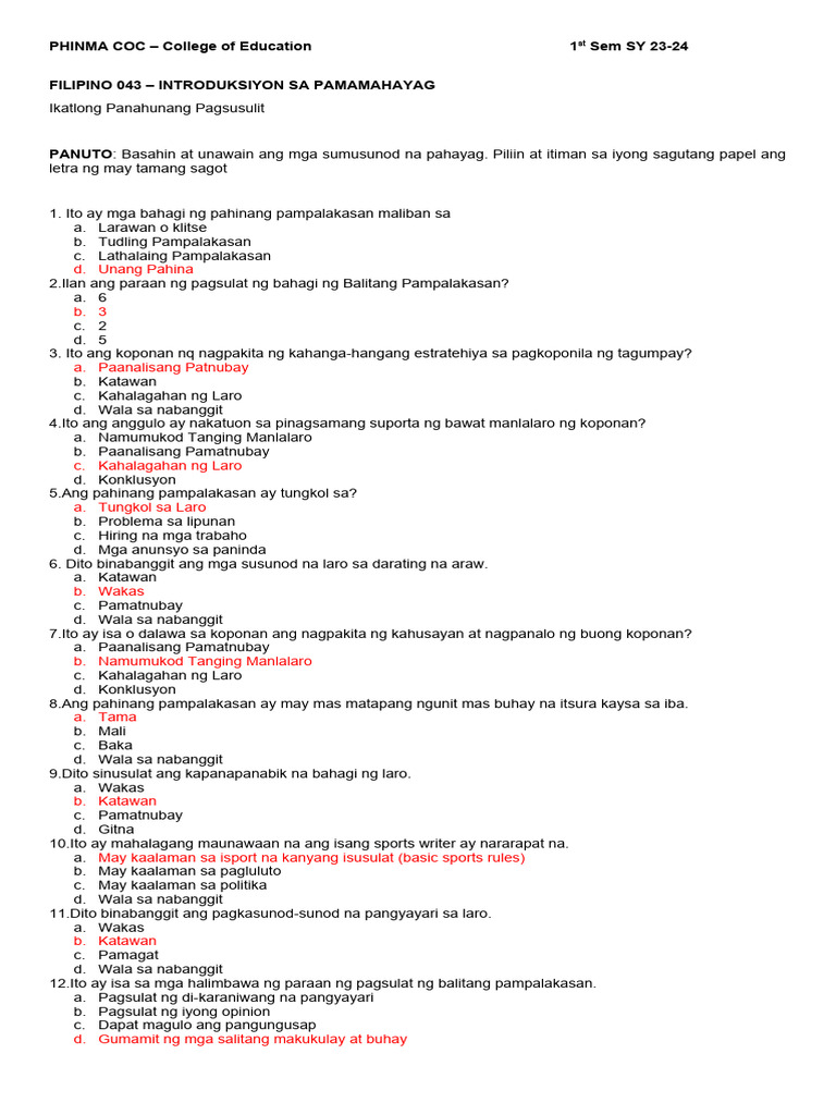 FIL-043-TQ-PANGKAT-4 | PDF