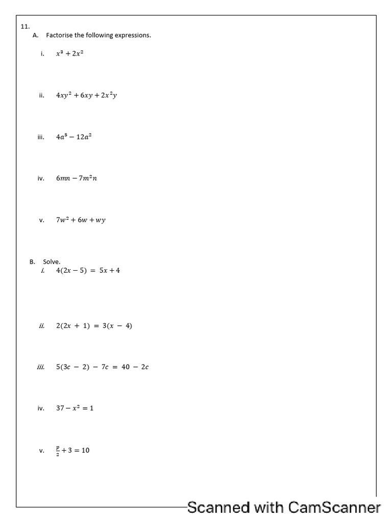 Year 8 Revision Paper (1) 2023 For You | PDF | Area | Mathematics