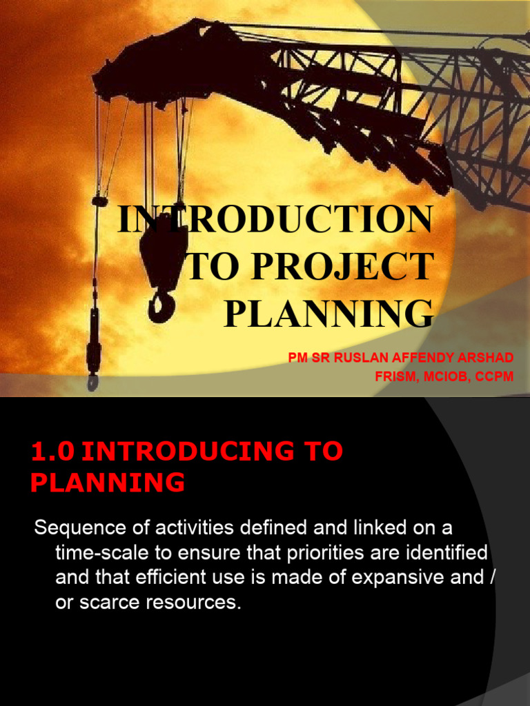 Presentation Project Planning | PDF