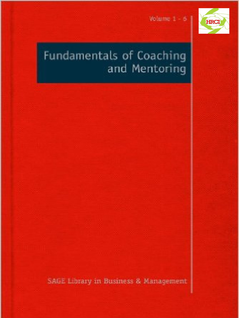 Fundamentals of Coaching and Mentoring-[Garvey, Bob] | PDF | Mentorship | Psychotherapy