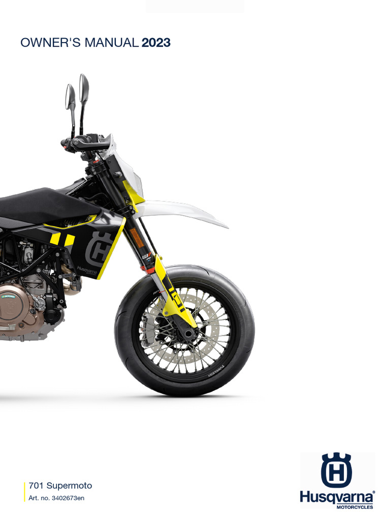 701 SM 2023 Owners Manual | PDF | Vehicles | Motorcycle
