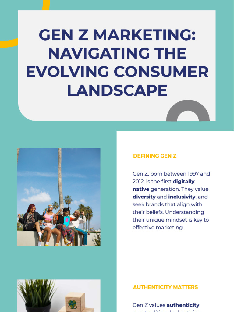 Gen Z Marketing Navigating The Evolving Consumer Landscape | Download ...